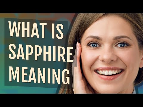 Sapphire | meaning of Sapphire