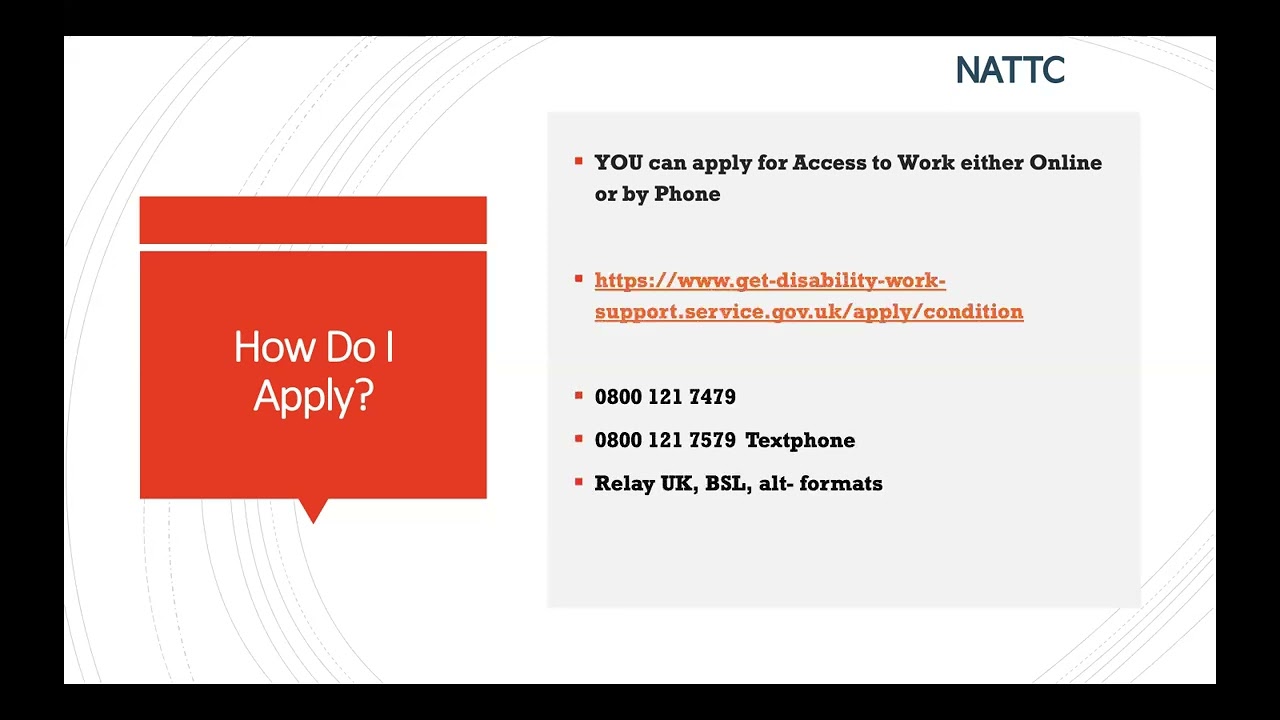 DWP - Access to Work - Guide and Tips