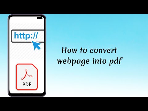 How to convert webpage to pdf without any app free💯 | Convert any websites to pdf free🌟