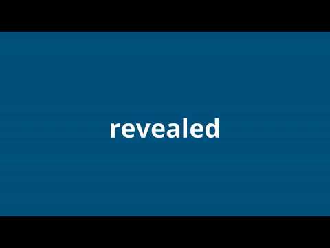 what is the meaning of revealed
