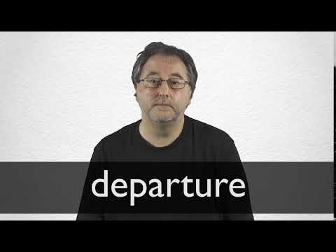 DEPARTURE definition in American English | Collins English Dictionary