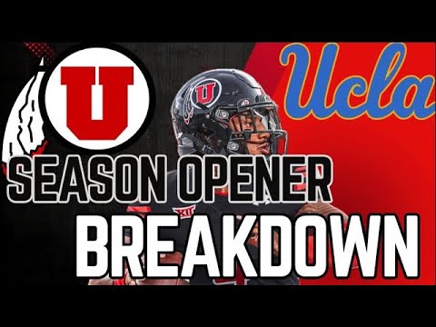 Utah Football vs UCLA Football Season Opener Prediction 2025