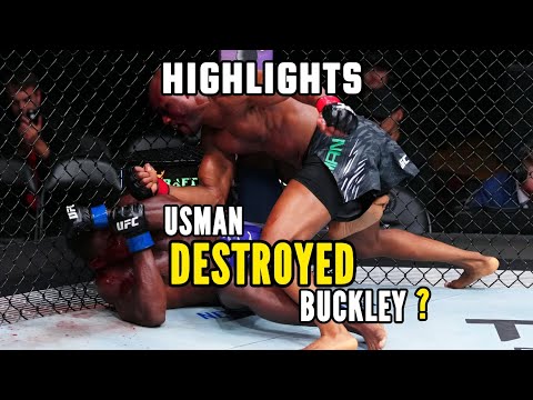 UFC Usman vs Buckley FULL FIGHT | UFC Fight Night HIGHLIGHTS! #ufc #usman #buckley #ufcfightnight