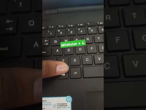 how to lock screen shortcut key laptop/pc #computer #shortcutkey