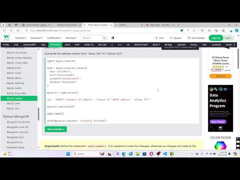 Python Video Tutorial 30 - python mysql tutorial,