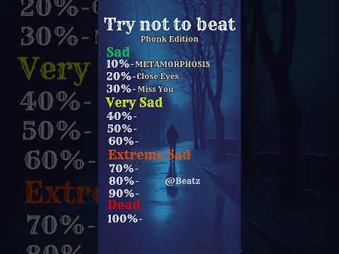 Try not to beat (Phonk Edition) pt.1 #song #phonk #challenge #music #sad