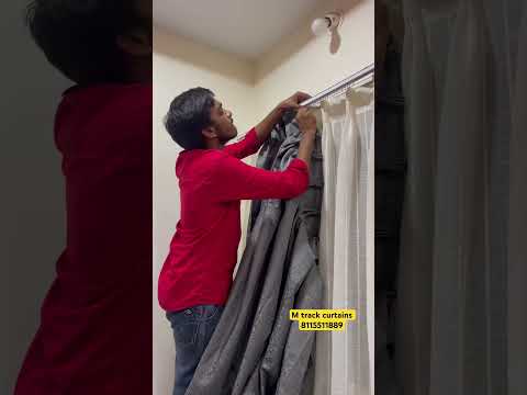M track curtains | contact 8115511889 #blinds #windowtreatments #woodenblinds #windowblinds #home