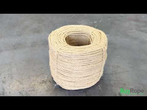 6mm Natural Hemp Rope (220m Coil)