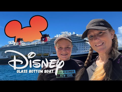 Exploring Castaway Cay on the Disney Wish: Glass Bottom Boat Excursion