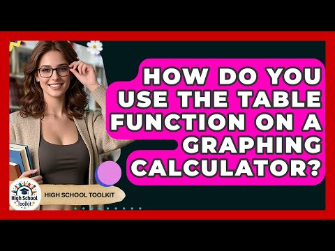 How Do You Use The Table Function On A Graphing Calculator? - High School Toolkit