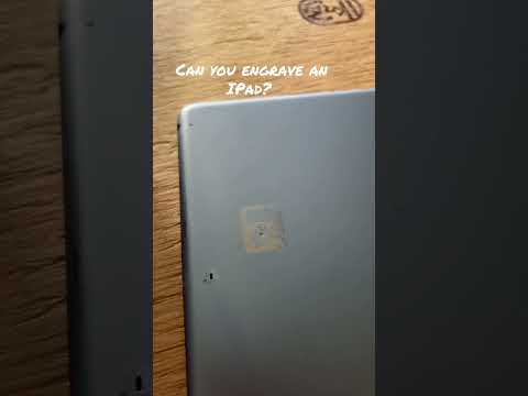 Engraving an iPad #engraving #fypシ゚ #fyp #shortvideo #shorts