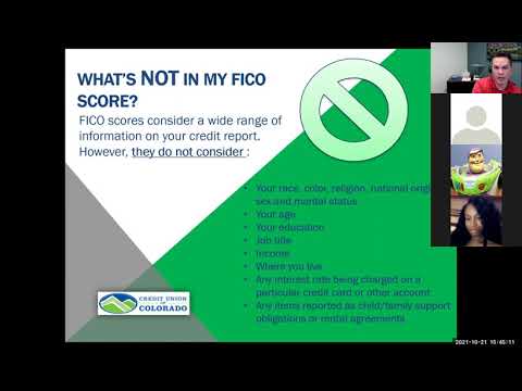 CCA Dough Main Financial Literacy Credit 101 Basics Co-Hosted by Credit Union of Colorado.