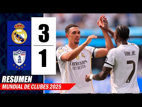 REAL MADRID vs PACHUCA 3-1 | GOLES y RESUMEN | MUNDIAL de CLUBES 2025