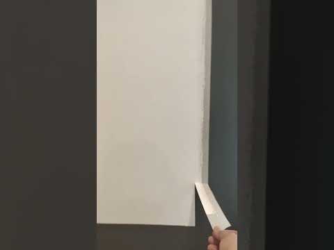 i paint a mini screen on the wall for my projector