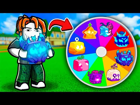 The RANDOM Fruit Challenge in Blox Fruits..