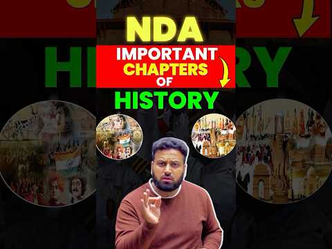 List of Most Important Topics for UPSC NDA 2025- NDA History #ndaexamsyllabus #nda