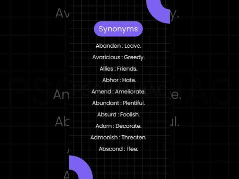 #synonyms #psc #englishlanguage #english #englishvocabulary #vocabulary #pscranklist #rankmaking
