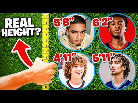 HOW TALL ARE YOUR FAVORITE YOUTUBERS?! (Feat. Nelson Neumann, LegitTim, Jdub & More)