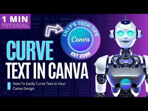 How To CURVE TEXT in Canva | Quick Tutorial