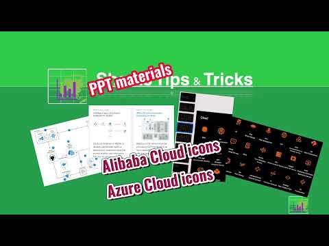 PPT Material - Alibaba Cloud and Azure Cloud Official Icons