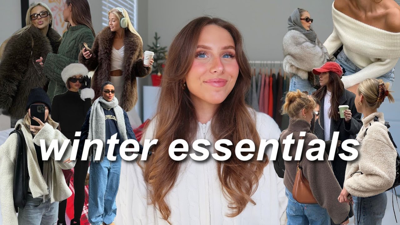 WINTER WARDROBE ESSENTIALS! your guide to the perfect WINTER wardrobe 2024 (must haves & inspo)