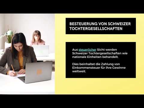 Eröffnung einer Tochtergesellschaft in der Schweiz