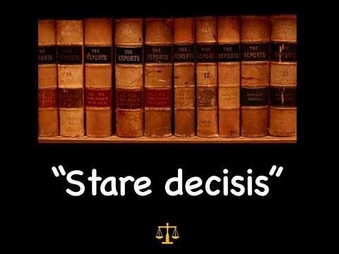 Stare Decisis part 5: "ratio" and "obiter"