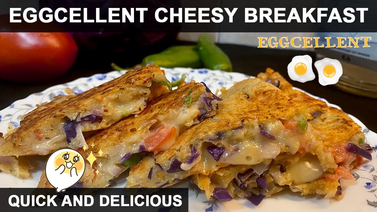 Eggcellent Cheesy Pancake Breakfast Recipe|Breakfast Ready in 5 mins | Best Egg and Cheese Breakfast