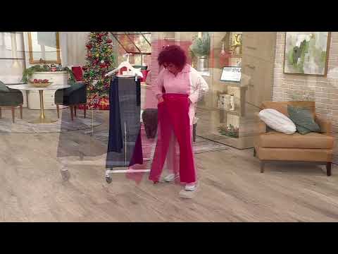 Studio Park x Shawn Killinger Velveteen Flare Pant on QVC