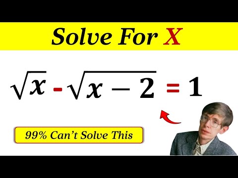Solve For X | Nice MATH Olympiad Algebra Question | Difficult Square Root Equation | Math Stream