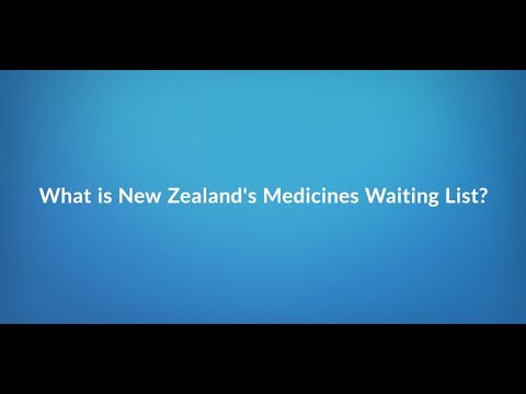 What is the New Zealand Medicines Waiting List?