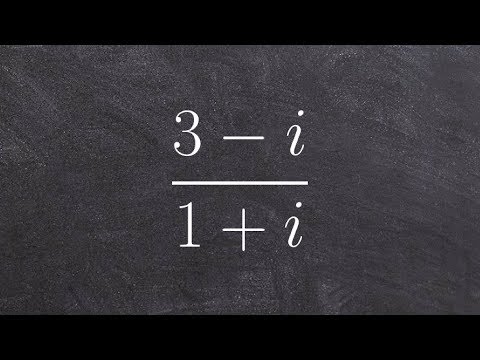 Pre-Calculus - Using the conjugate to simplify a rational complex number (3-i) / (1+i)