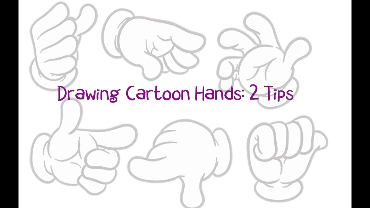 Drawing Cartoon Hands — 2 Tips