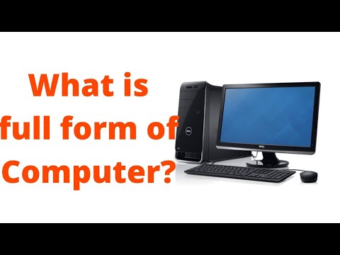 What is the full form of Computer?