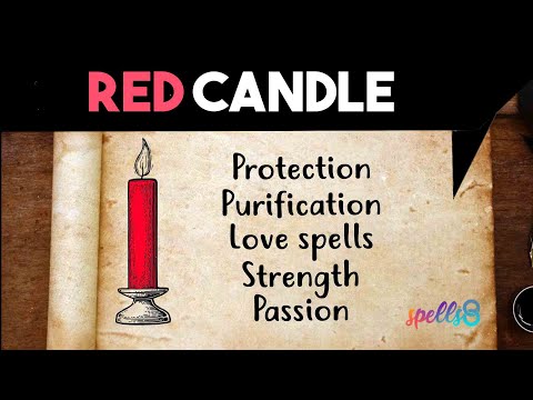 CANDLE MAGIC: Red Candle Meaning and Symbolism