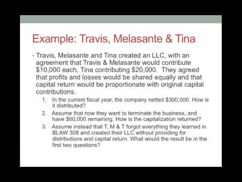 Business Organizations: LLCs & LLPs