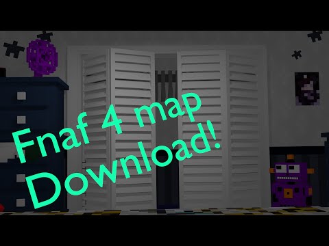 FnaF 4 Map Blender Download