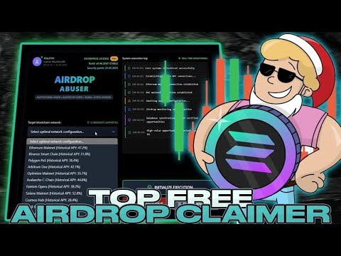 Free Crypto AirDrop Claimer | Claim All Airdrops For 1 Second | SOL, BnB & Many