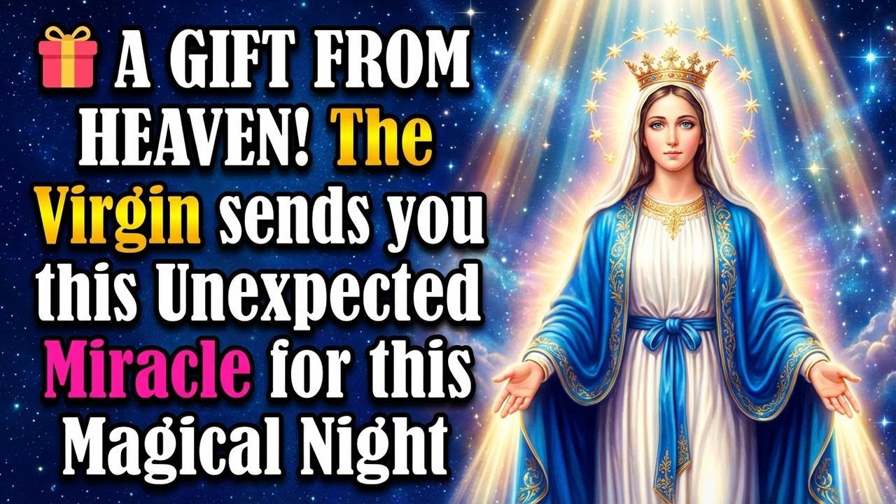 🎁 A GIFT FROM HEAVEN! The Virgin Sends You This Unexpected Miracle for This Magical Night