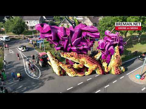 19-08-2022 Dronebeelden van Bloemencorso Sint Jansklooster