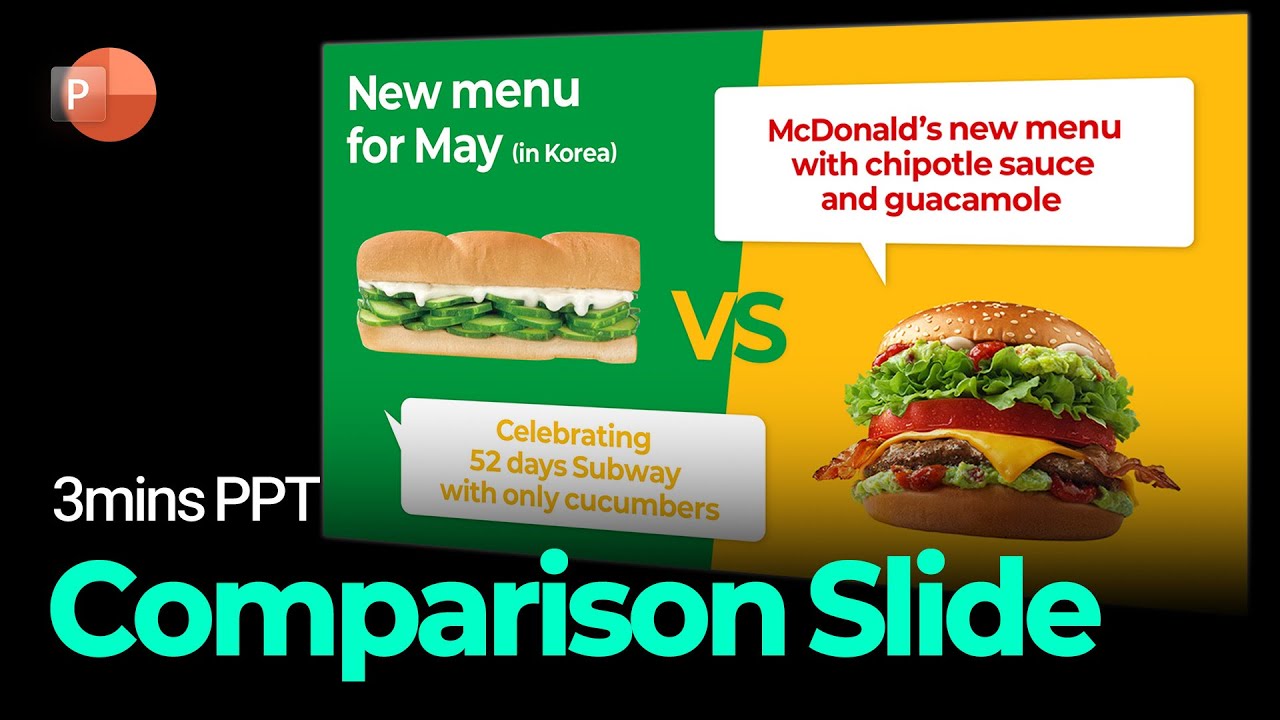 PowerPoint Comparison Slide