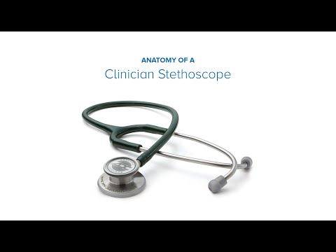 Anatomy of a Clinician Stethoscope