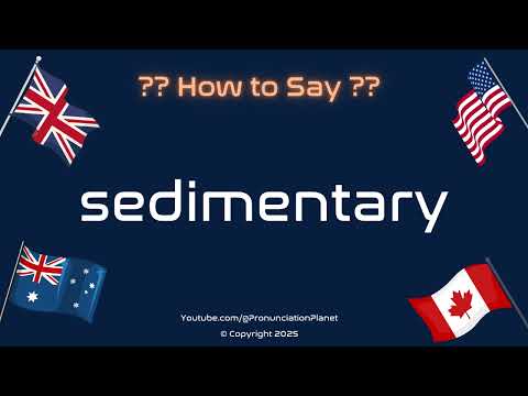 🪨🌍 How to Pronounce sedimentary? (CORRECTLY) | Pronunciation Planet