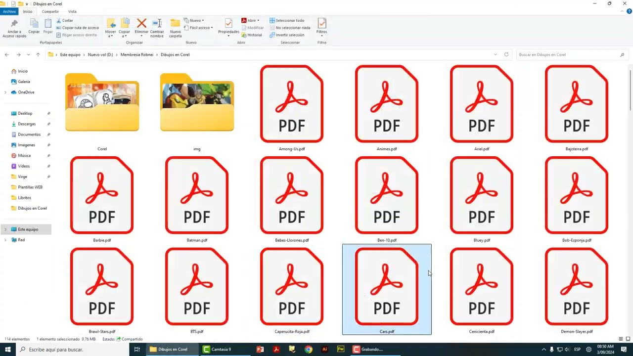 Pack de Dibujos para Colorear en PDF