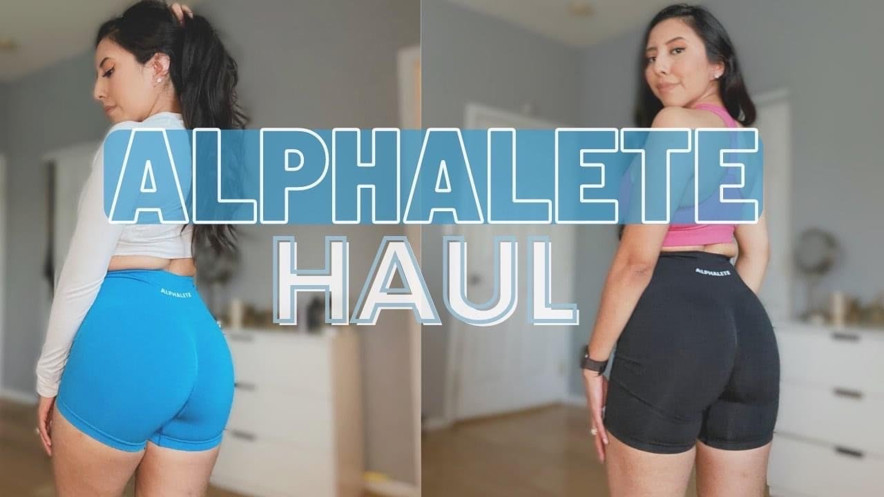 ALPHALETE HAUL |  AMPLIFY + SURFACE REVIEW || BEST BOOTY SCRUNCH SHORTS |