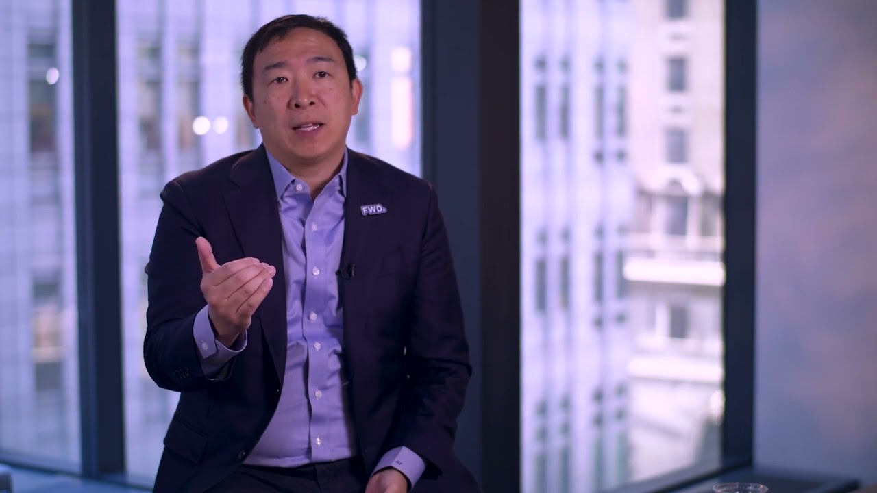 Andrew Yang discusses ranked choice voting
