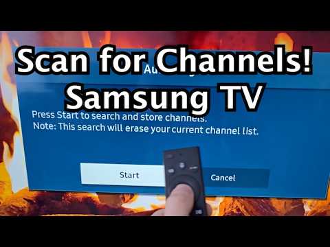 How to Scan for Channels on Samsung Smart TV!