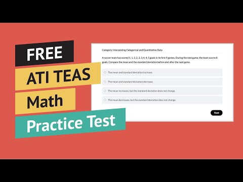 ATI TEAS 6 Free Practice Test Math