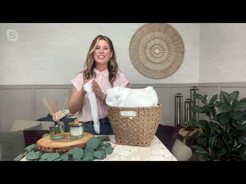 Home Reflections 6-pc Performance Towel Set on QVC