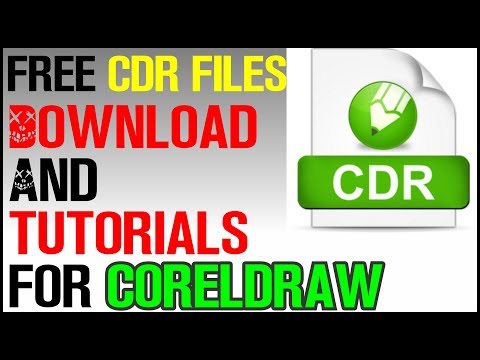 How to Download Free cdr files For CorelDraw | Free Victor Downloading | Modify Sticker
